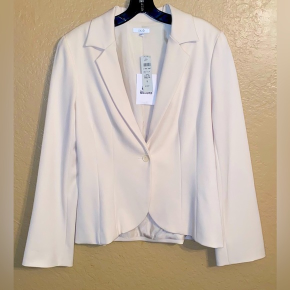Cache | Jackets & Coats | New Cach Cream Color Blazer | Poshmark